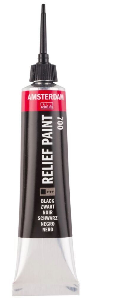 Amsterdam Contourverf Zwart 20ml - Creëer Unieke Details